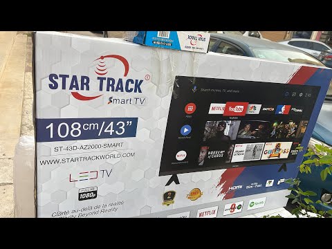 STAR ⭐️ TRACK 43in smart Tv 📺 Unboxing Video Inch TV Smart HD Android LED TV