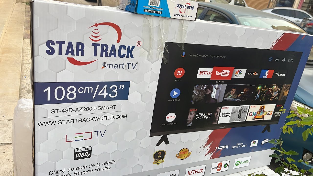STAR ⭐️ TRACK 43in smart Tv 📺 Unboxing Video Inch TV Smart HD Android LED TV - YouTube