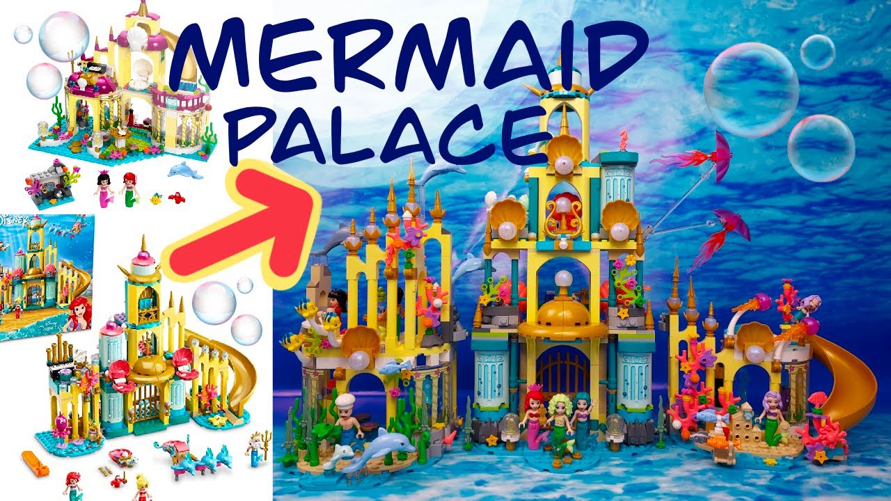 Mermaid Palace - LEGO MOC using Ariel’s Palaces for Neverland’s Mermaid ...