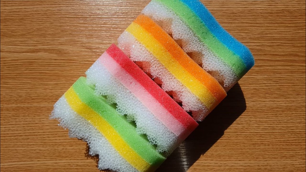 Sponge scratching |WATCH IN HD| - YouTube