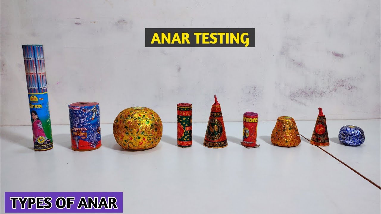 Testing different types of Anar | Diwali Fireworks Testing | Crackers ...