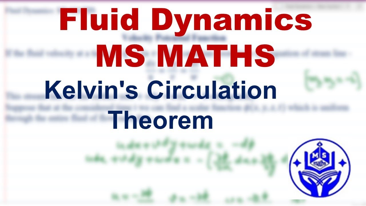 Kelvin's Circulation Theorem | fluid dynamics - YouTube