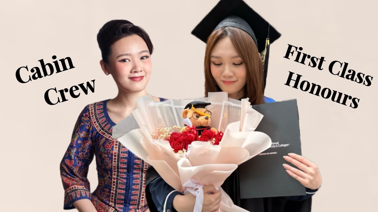 Cabin Crew graduated with first class honours 🎓How did I study while ...