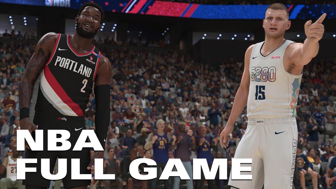 DENVER NUGGETS vs PORTLAND BLAZERS GAMEPLAY PS5 { 4K ULTRA HD } - YouTube