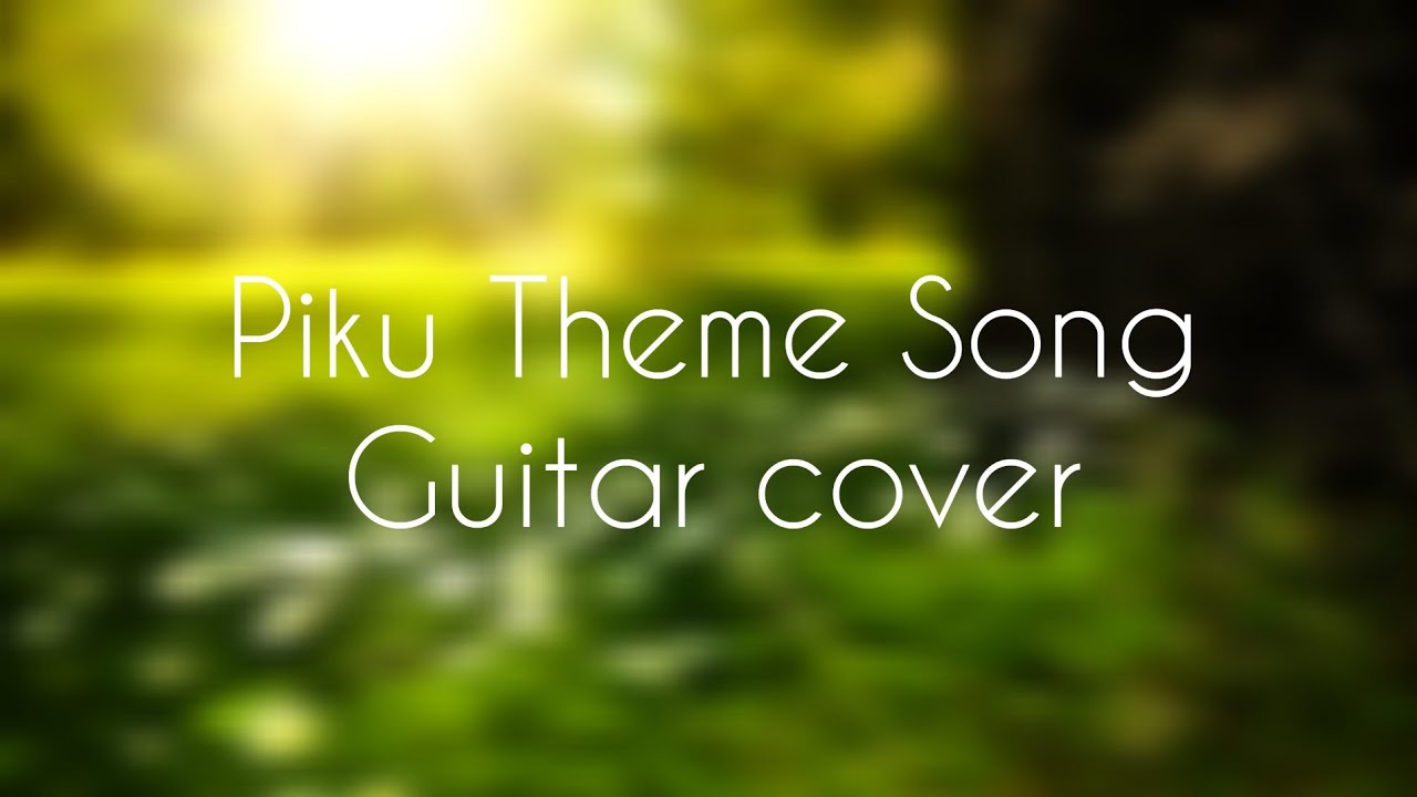 Piku | Theme Song | Guitar cover | Bubun chakraborty - YouTube