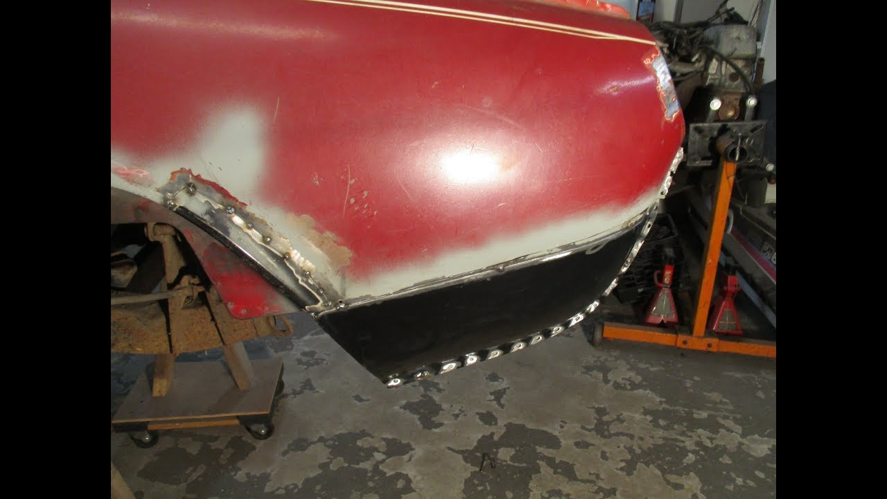 Triumph Spitfire Body Repair - Lower Wing Installation - YouTube