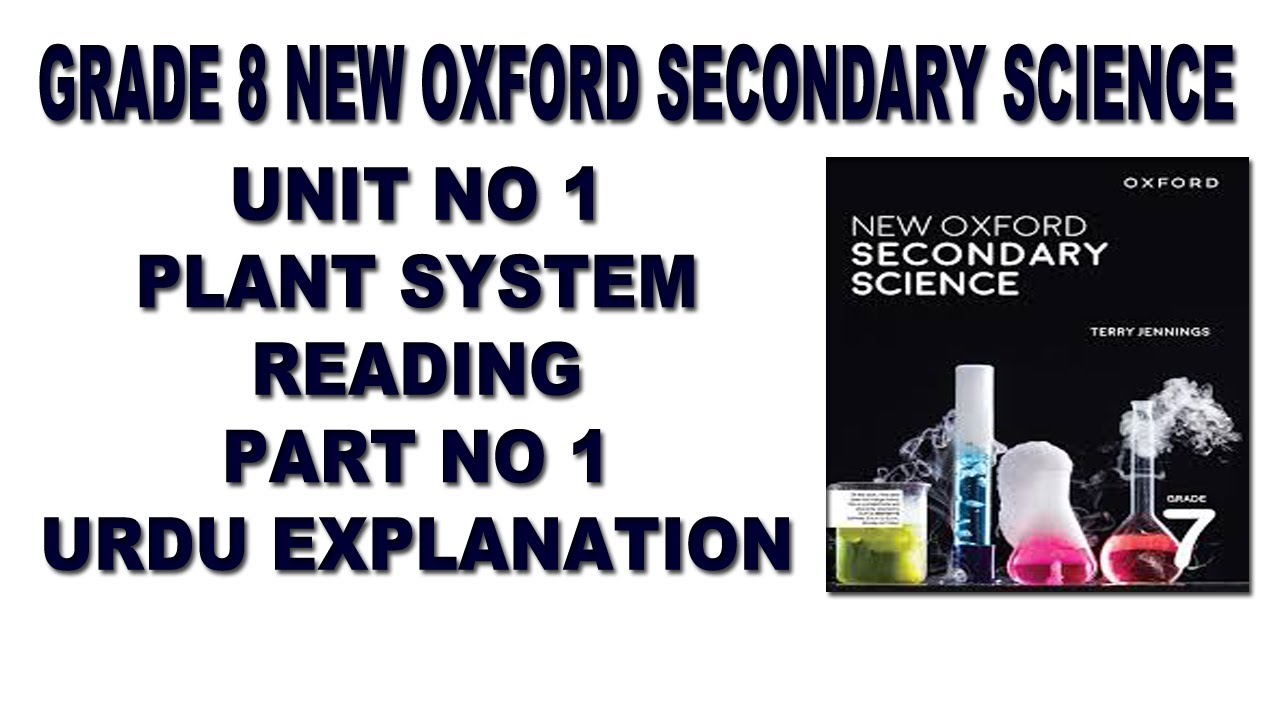 Grade 7 New Oxford Secondary Science Unit No 1 Plant System Page No 10 ...