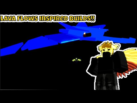 my lava flows inspired builds :) (ROBLOX BUILD A BOAT) - YouTube