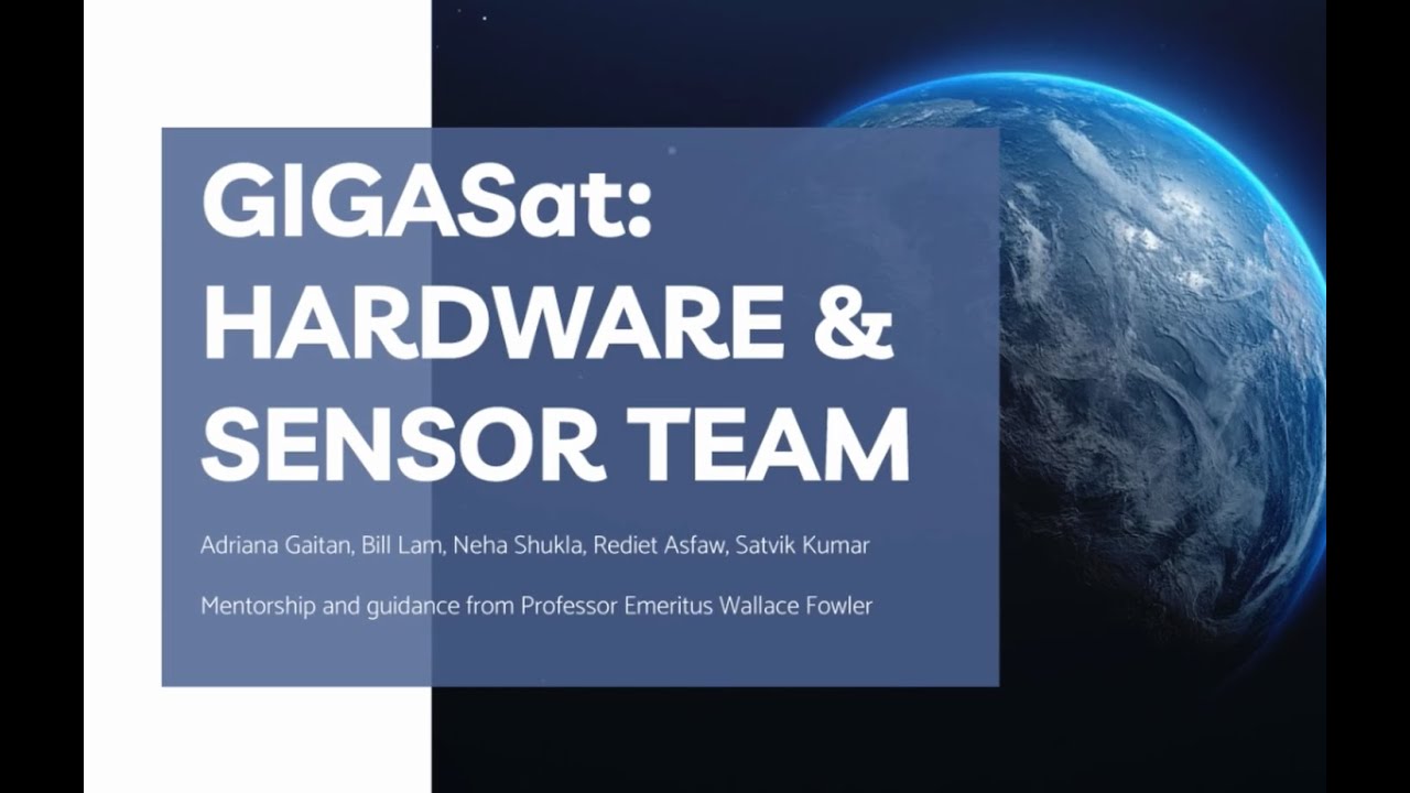 GIGASat: Satellite and Orbital Design to Monitor Environmental Factors ...