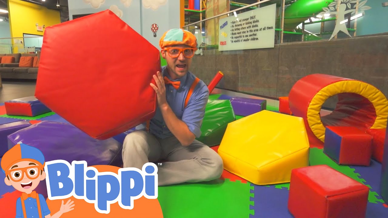 Blippi Visits an Indoor Playground | Learning Videos For Kids ...