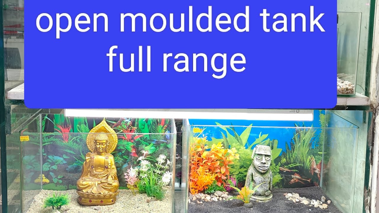 Open moulded tank,fish aquarium full range with measurement and rates ...