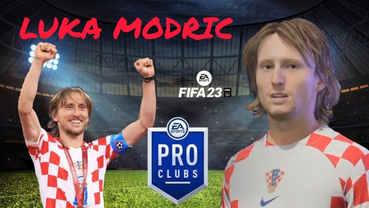 FIFA23 Game face Luka Modric Pro Clubs FIFA23 tutorial Lookalike ...