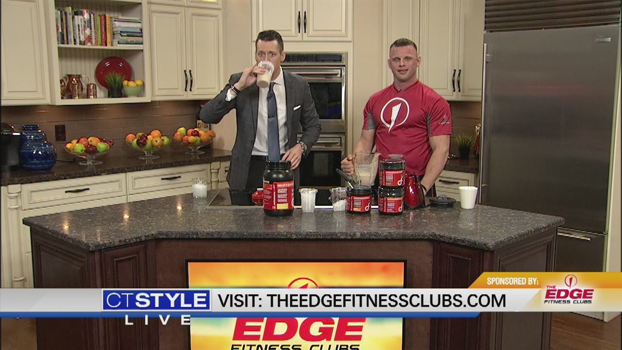 Pre and Post Fitness Shakes with the Edge Fitness - YouTube