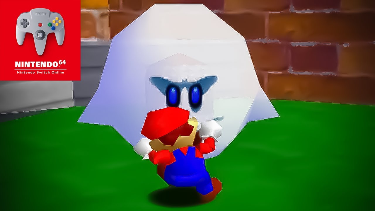 Super Mario 64 (Switch) Walkthrough 100% - Course 5 Big Boo's Haunt ...