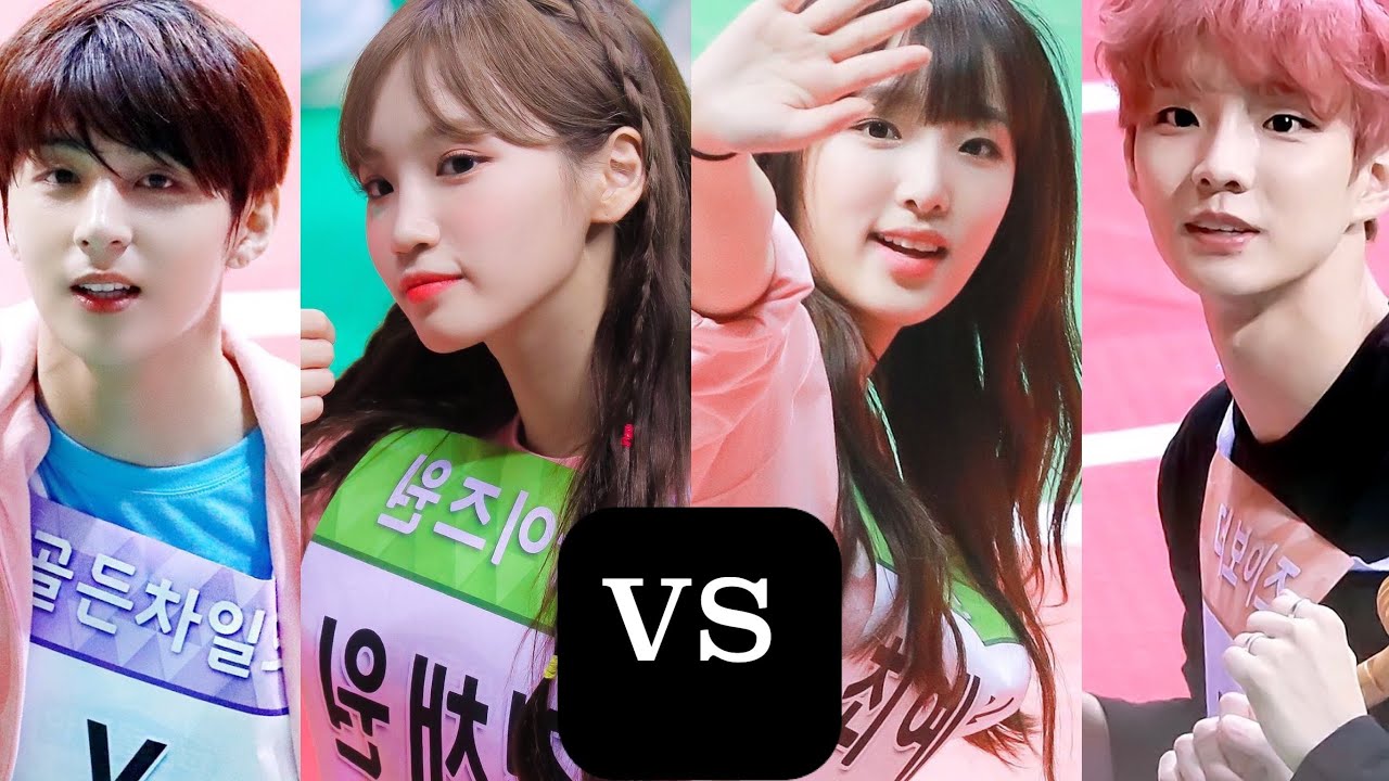 izone yena and chaewon bet on the boyz and golden child in isac male ...