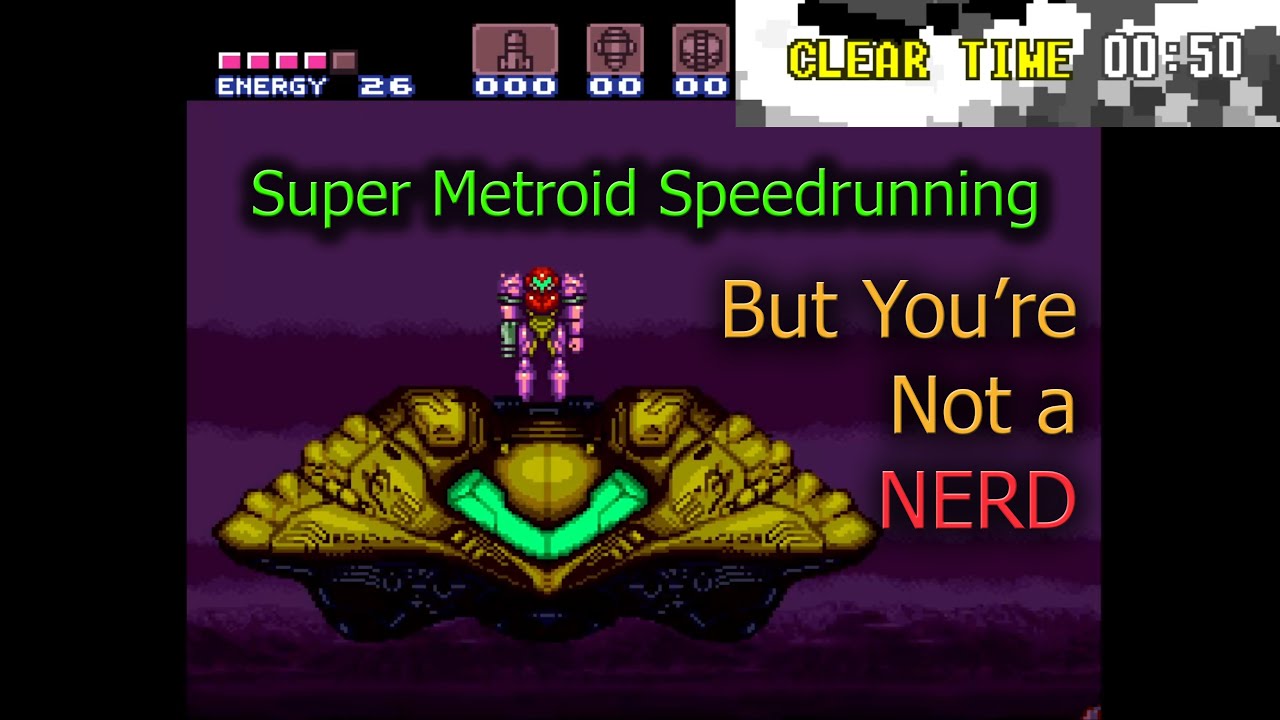 How to Beat Super Metroid in Under an Hour if You're Not a NERD - YouTube