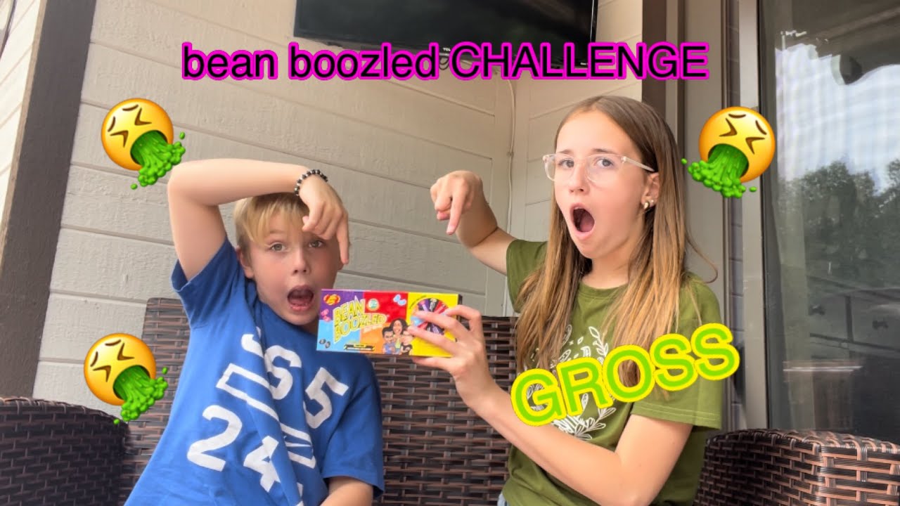 Doing the Bean Boozled Challenge *ft my brother* - YouTube