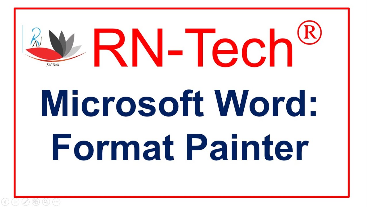 Microsoft Word 2013 - Format Painter - YouTube