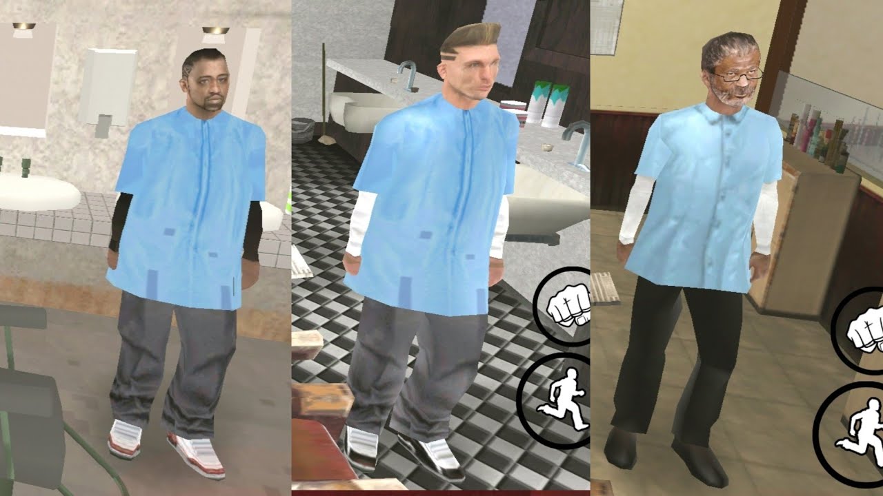 Los 3 BARBEROS de GTA San Andreas - YouTube