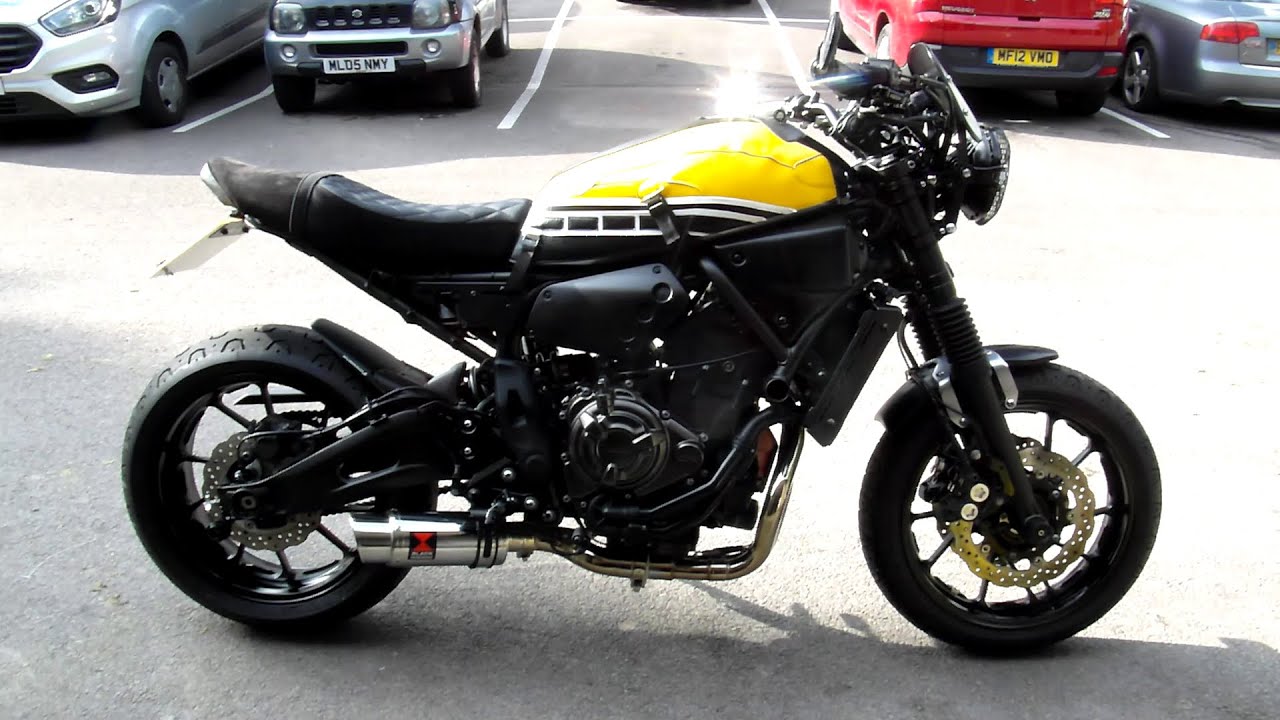 XSR 700 Silent walk around. with kellermann lights. - YouTube