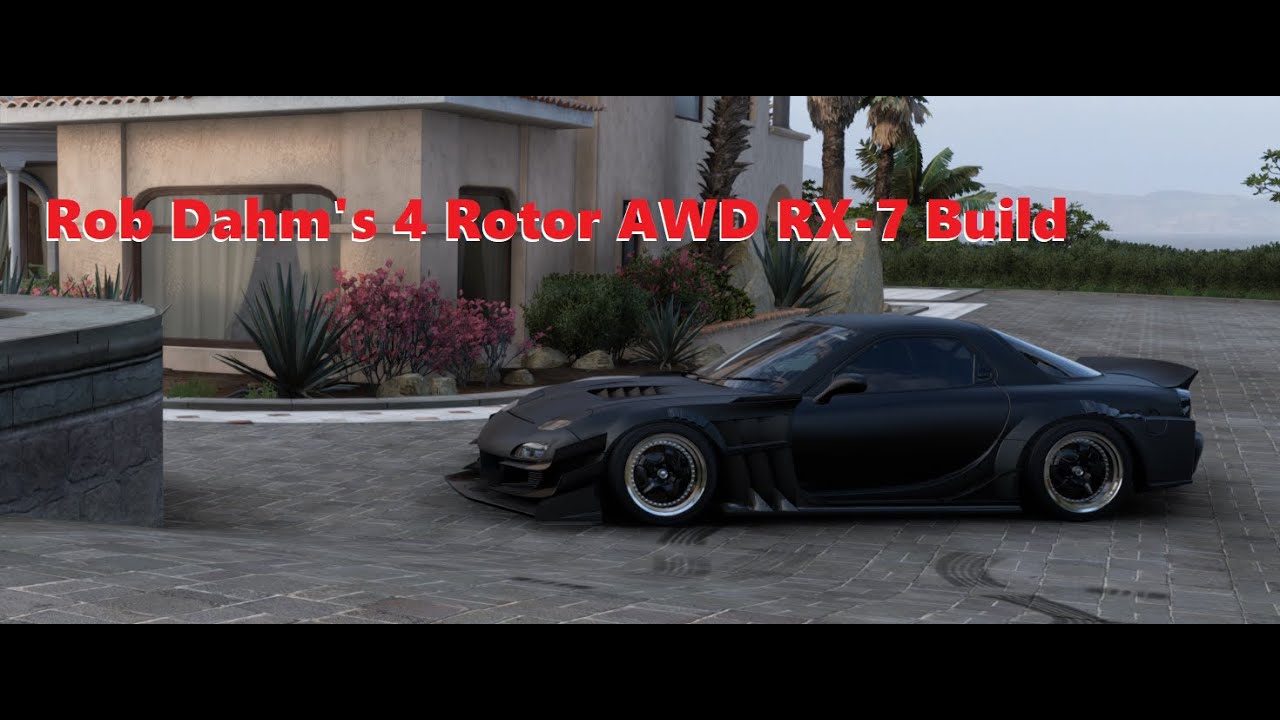 Rob Dahm's 4 Rotor AWD RX-7 Forza Horizon 5 Build - YouTube