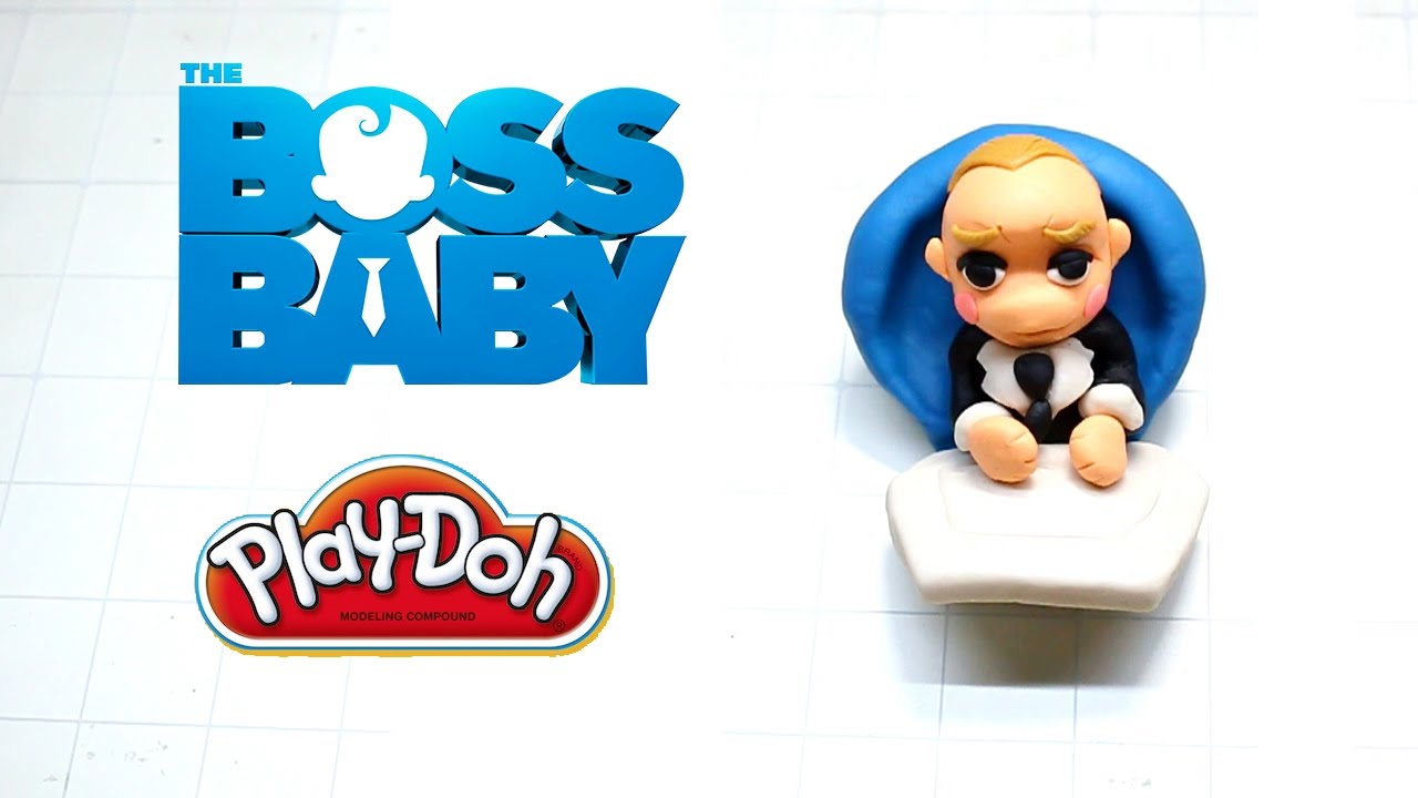 DIY How To Make Play Doh 'BOSS BABY' : The Boss Baby, 2017(波士BB) 플레이도우 ...
