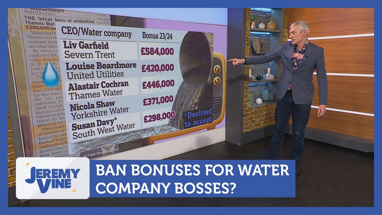 Ban bonuses for water company bosses? Feat. Kevin Maguire & Esther ...