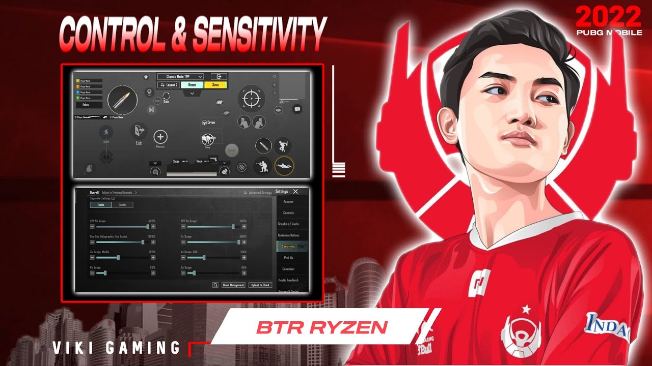 COMEBACK BEST SENSITIVITY AND CONTROL BTR RYZENㅣ4 FINGER + GYROㅣPUBG MOBILE 2.3 - YouTube