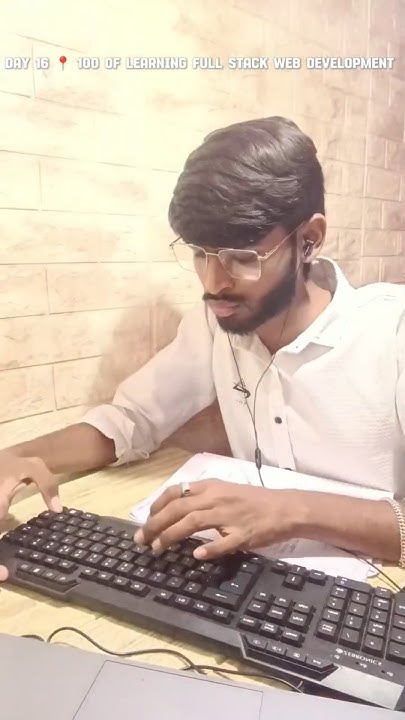 Day 16📍 100 days of learning full stack #mernstack #shorts #devlife #fullstackdev - YouTube