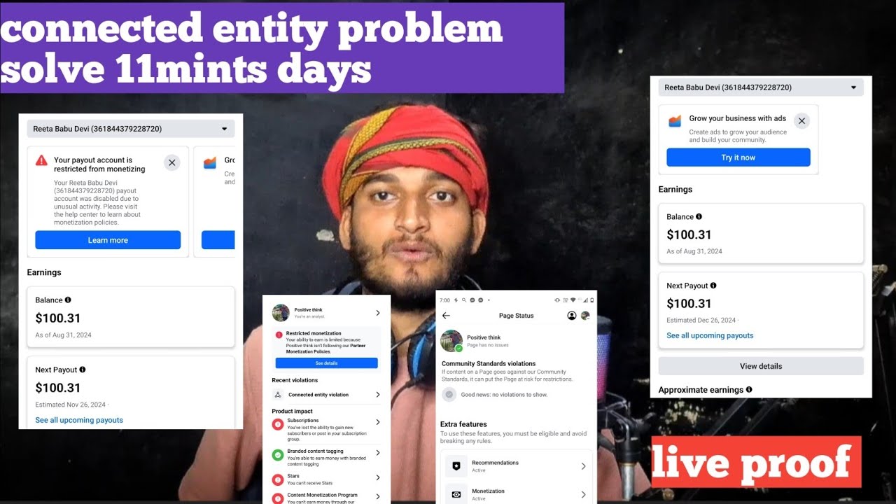 connected entity violation facebook problem solve 5 minute new tricks ...