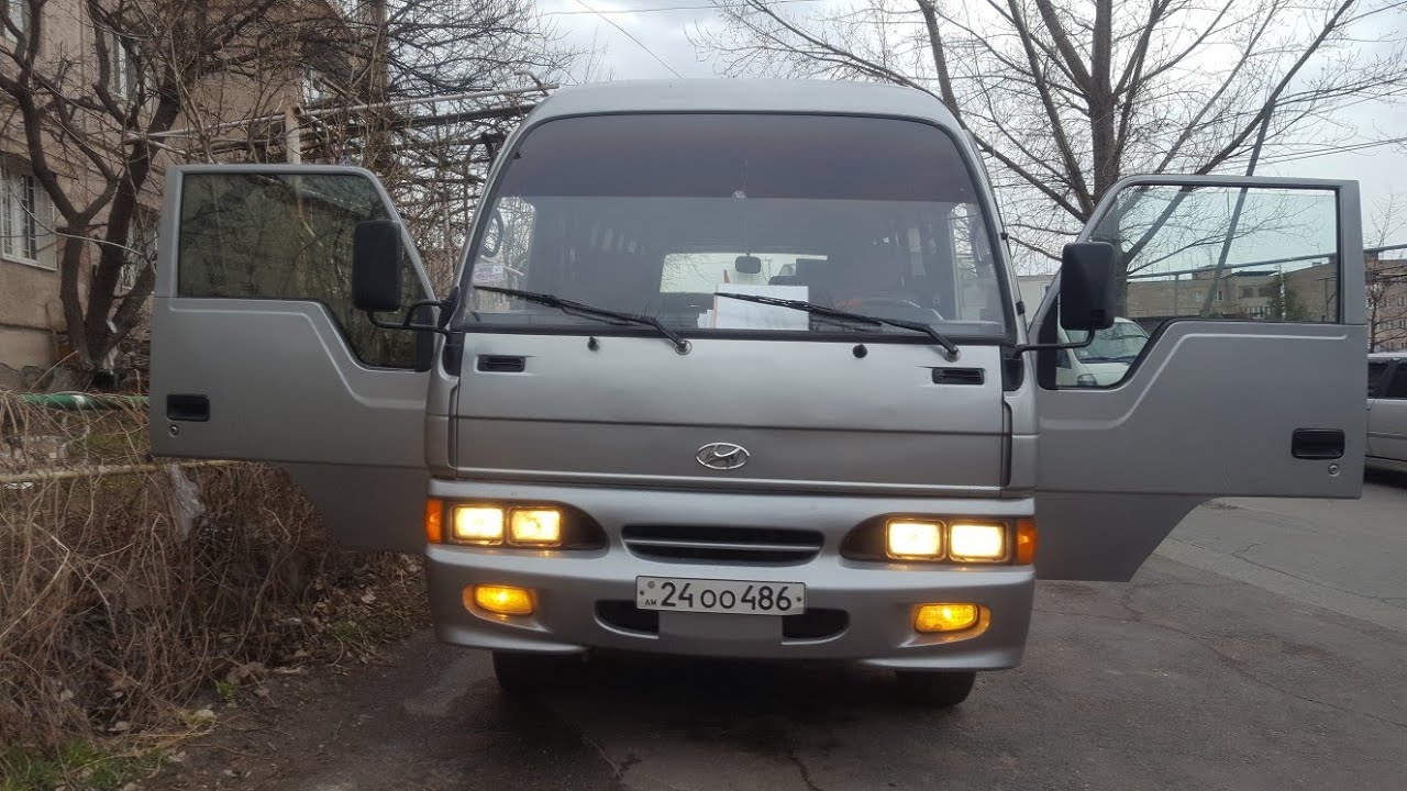 Hyundai Chorus Deluxe Bus 2005. Diesel Turbo Made In Korea - YouTube