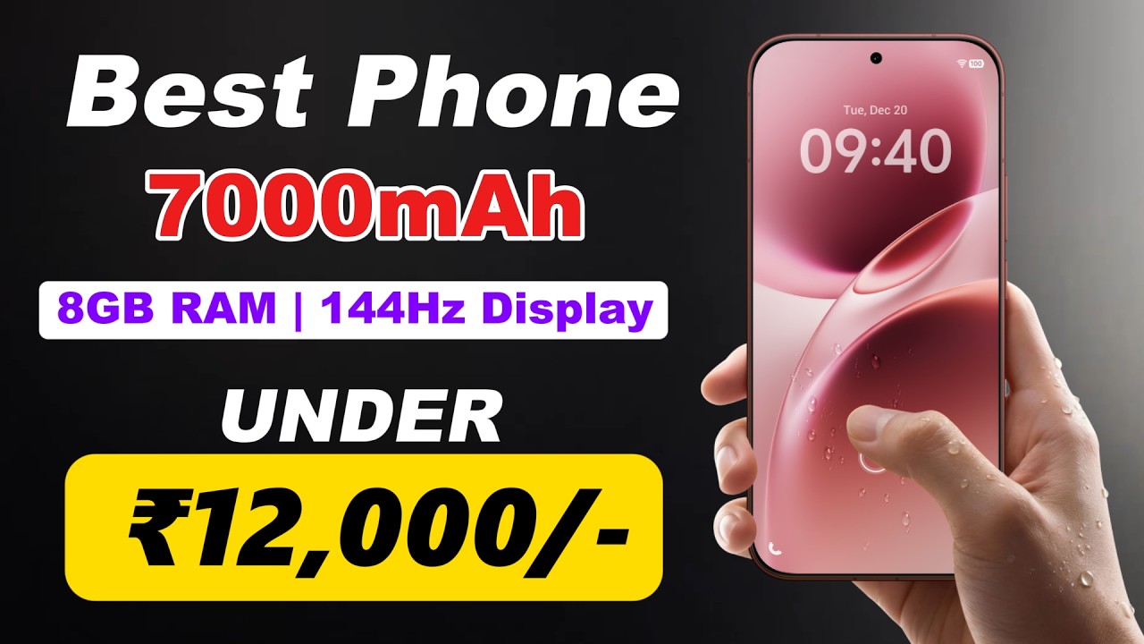 Top 5 Best Phone Under 12000 in Feb 2026 I best 5g mobile under 12k # ...
