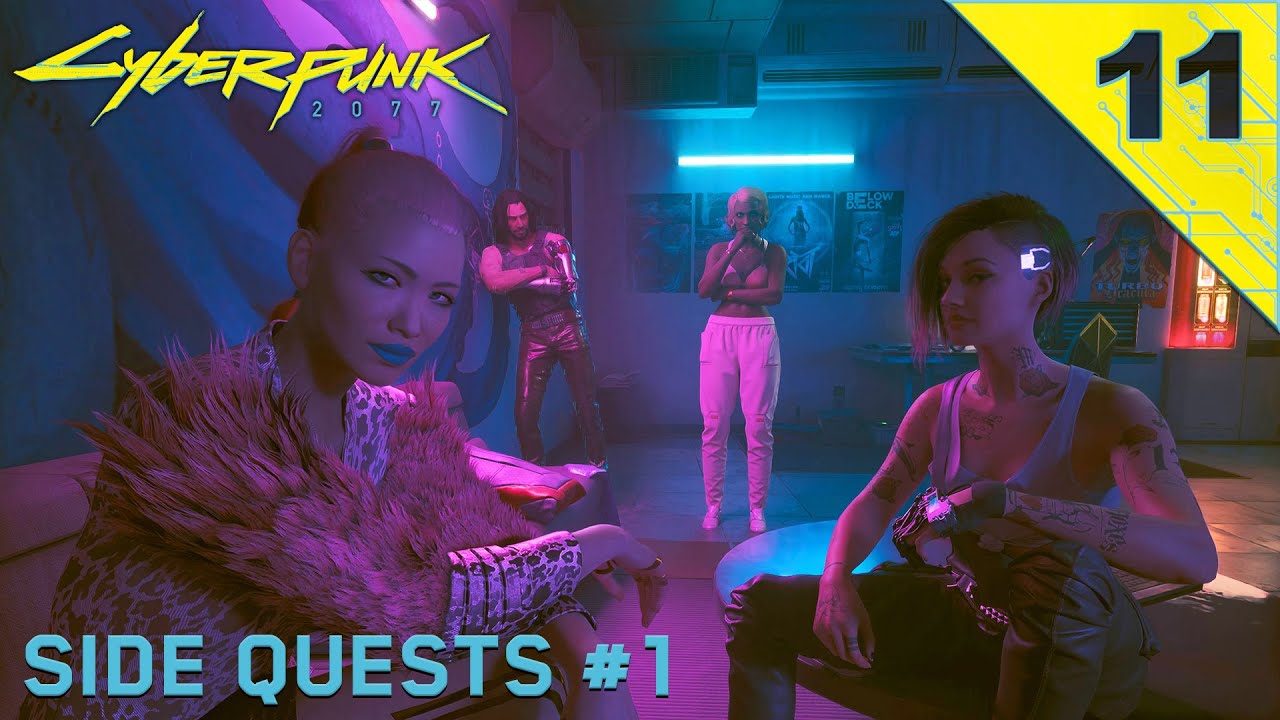 🌃 First Playthrough - Cyberpunk 2077 [11] (Side Quests #1) Violence ...