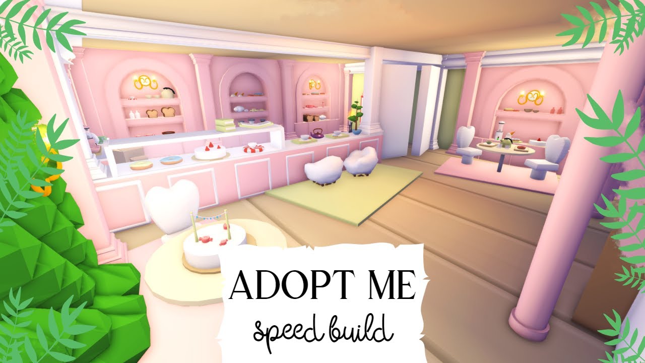 SUGAR CONFECTIONERY CAFÉ IDEA - Adopt Me speed build ROBLOX - YouTube