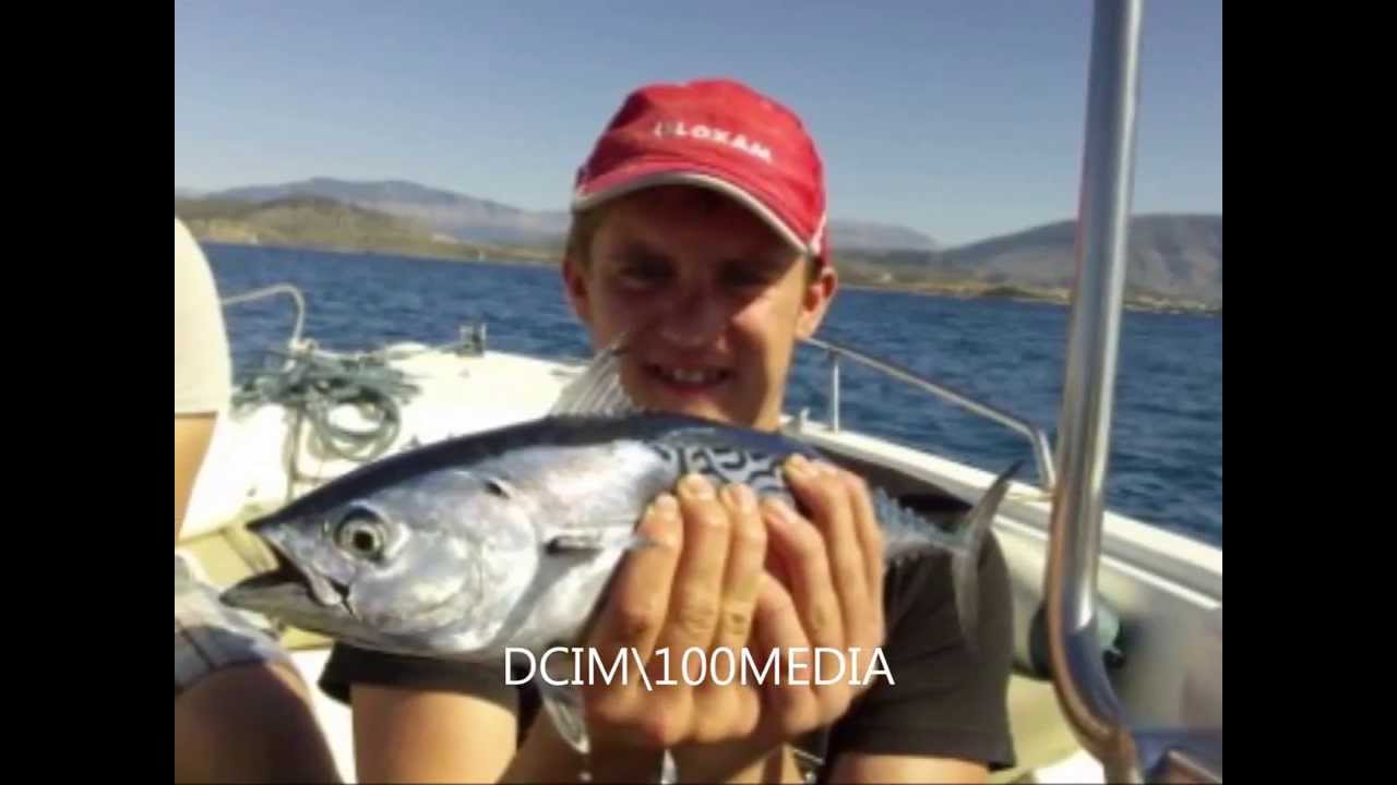 Fishing in Corfu One of The Greek Islands For Mini Tuna - YouTube
