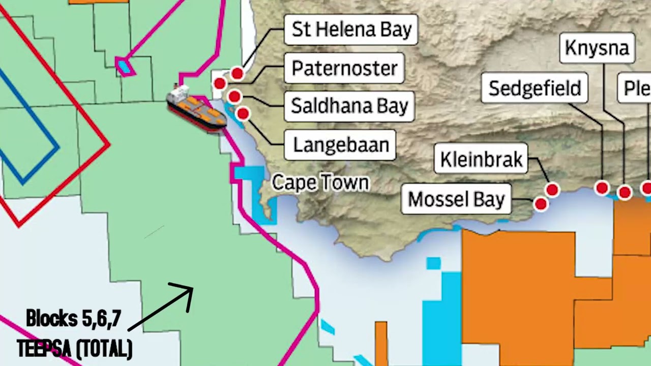 Imephu Ebonakalisa Uhlolo lweOil ne-Gas Elunxwemeni loMzantsi Afrika ...