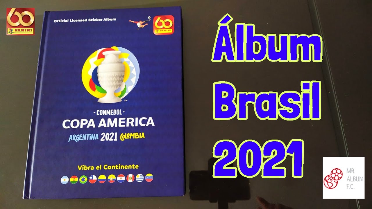 Álbum Copa América Brasil 2021 (Completo) PANINI - YouTube