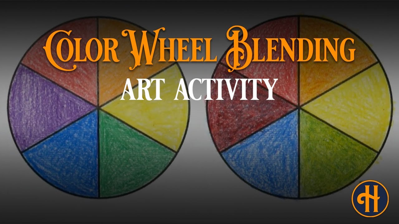 First Grade Art Activity - 1.1B Color Wheel Blending - YouTube