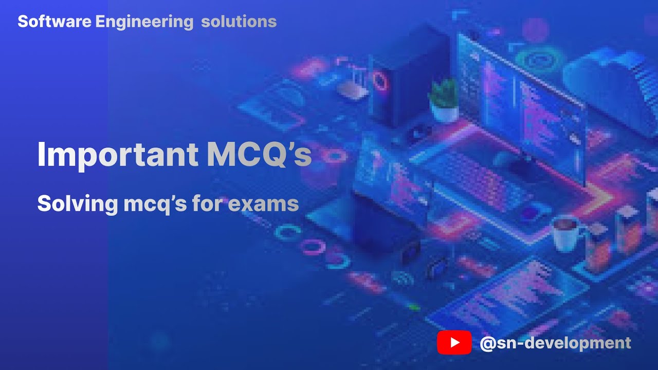 Software Engineering | MCQ's for semester exam | - YouTube
