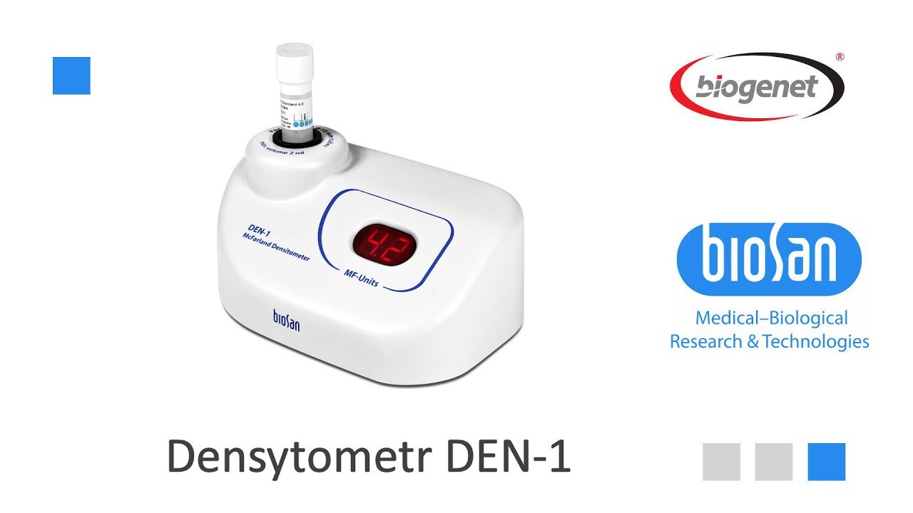 Wideo instrukcja densytometr DEN-1 Biosan - YouTube