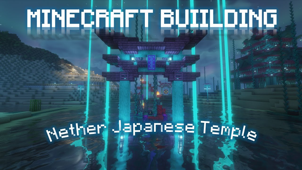 Minecraft: Japanese-Inspired Nether Fortress Build - YouTube