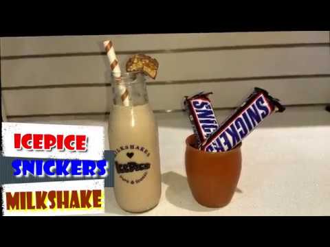 "Snickers" Milkshake Recipe{How to prepare delicious "Snickers ...