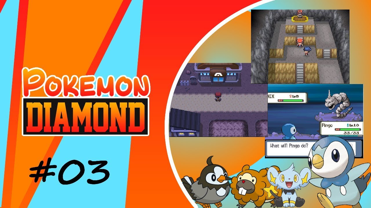 Pokemon Diamond Ep03-Cave and mine.... - YouTube