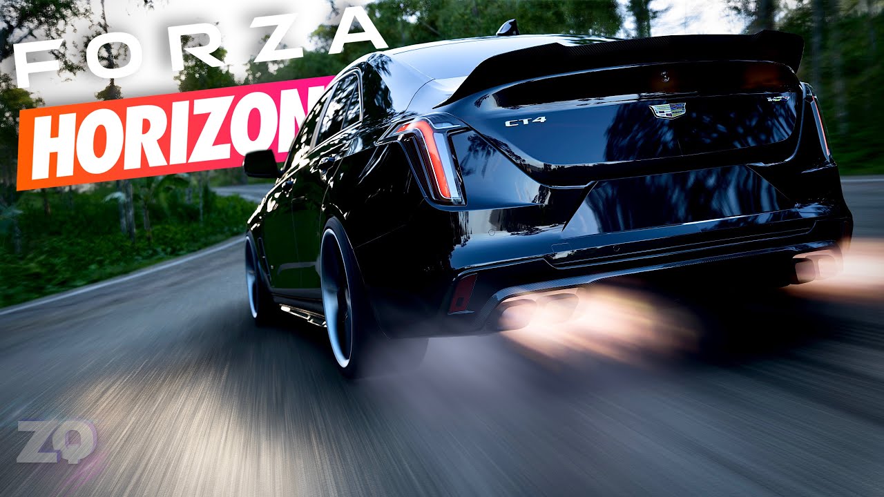 DER NEUE Cadillac CT4-V Blackwing Tuning - FORZA HORIZON 5 - YouTube