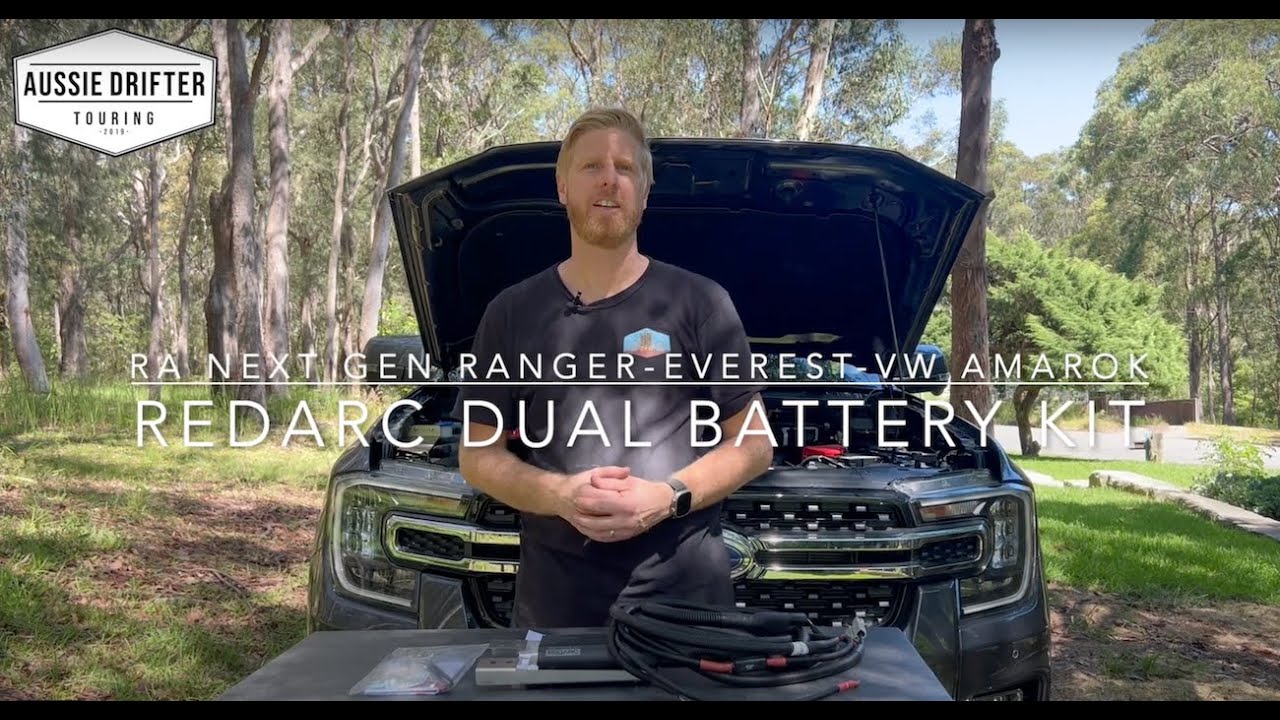 RA Next Gen Ford Ranger - Everest | VW Amarok REDARC Under Bonnet DIY ...