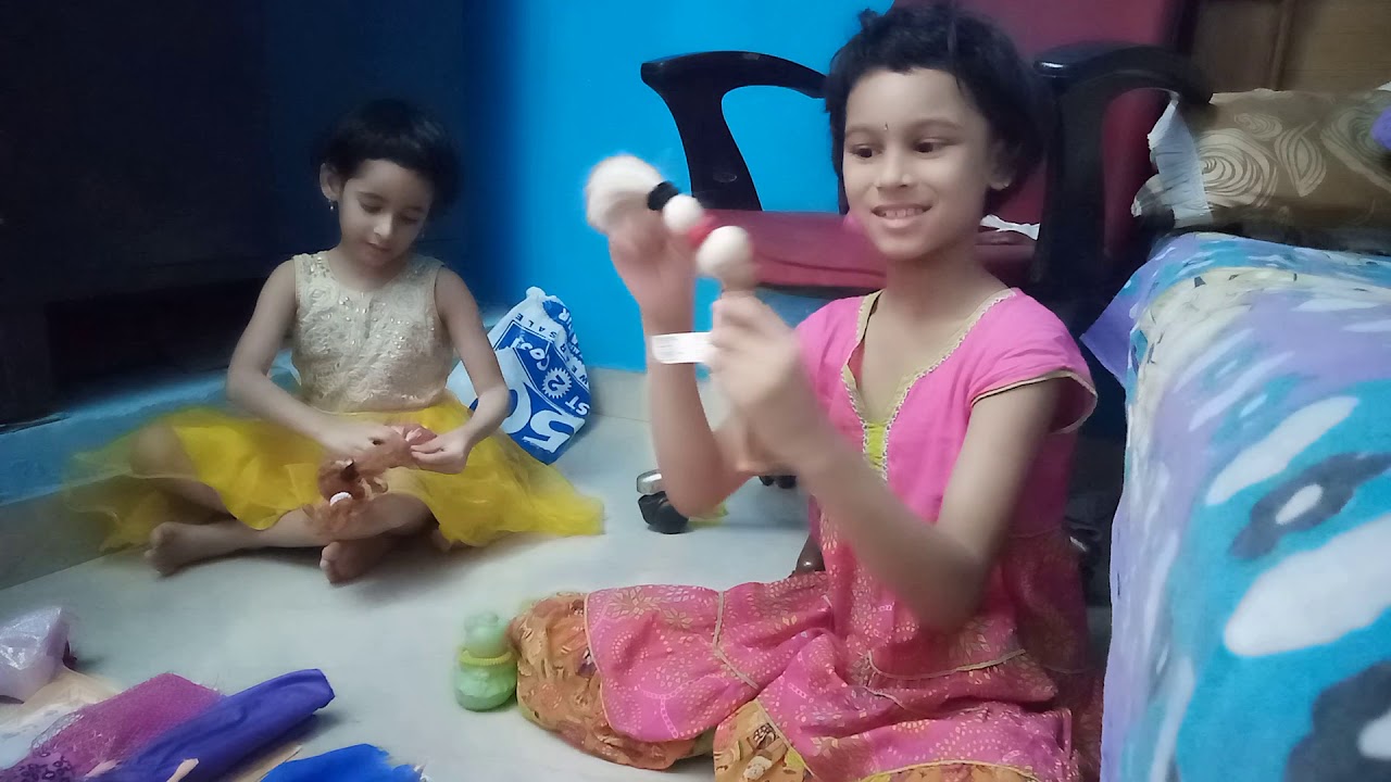 Playing with barbies - YouTube