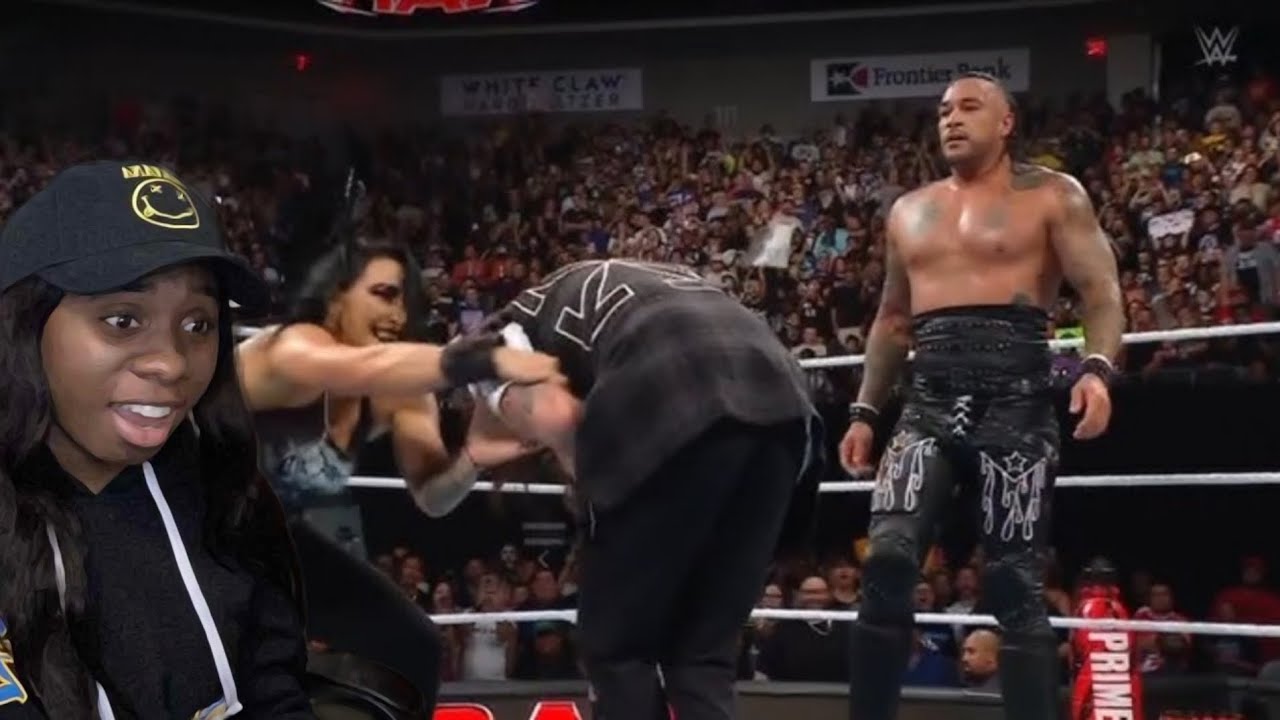 TAKER TIME!!! Rhea Ripley & Damian Priest Vs Domink Mysterio & Liv ...