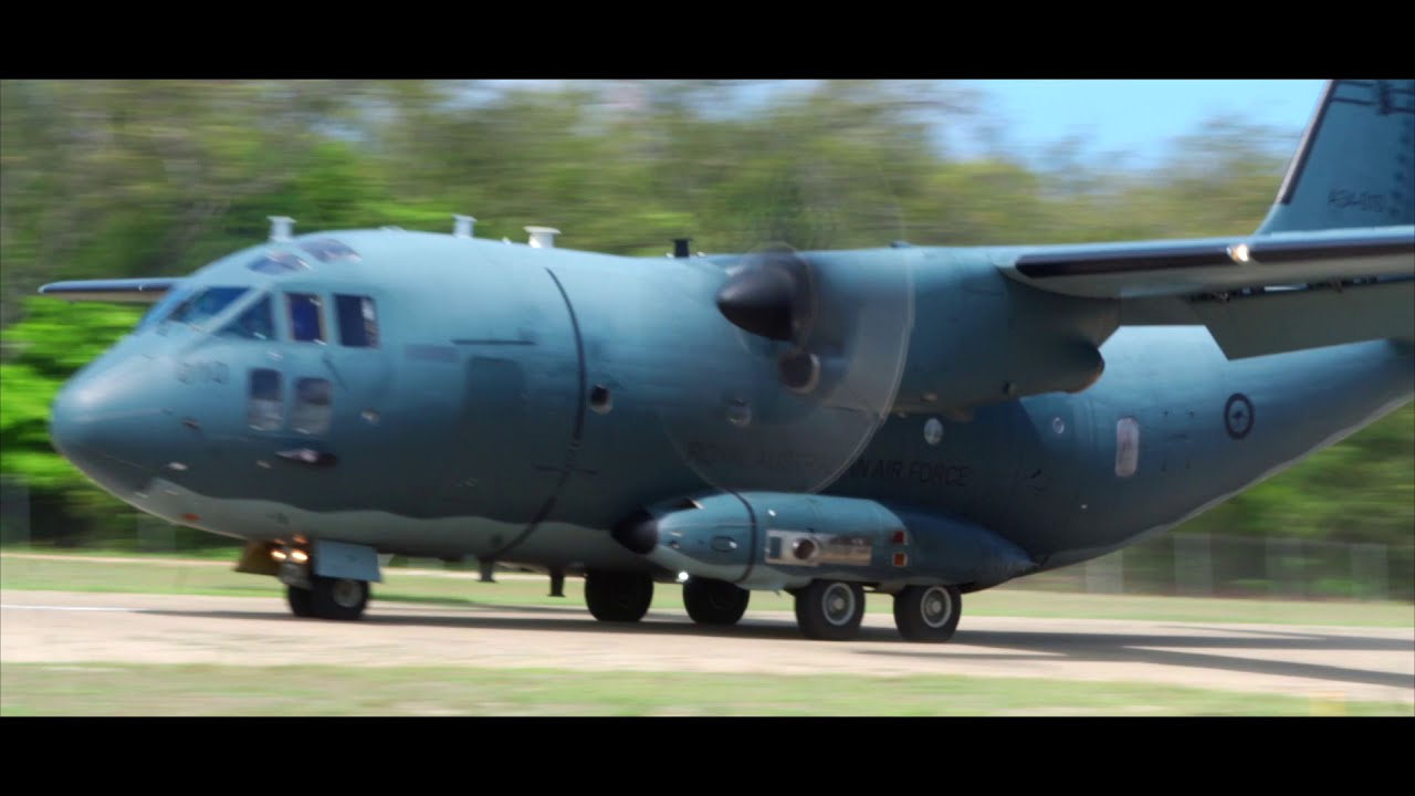 RAAF SQUADRON 13 & 35 FLEXING ITS WINGS ON MASIG ISLAND - YouTube