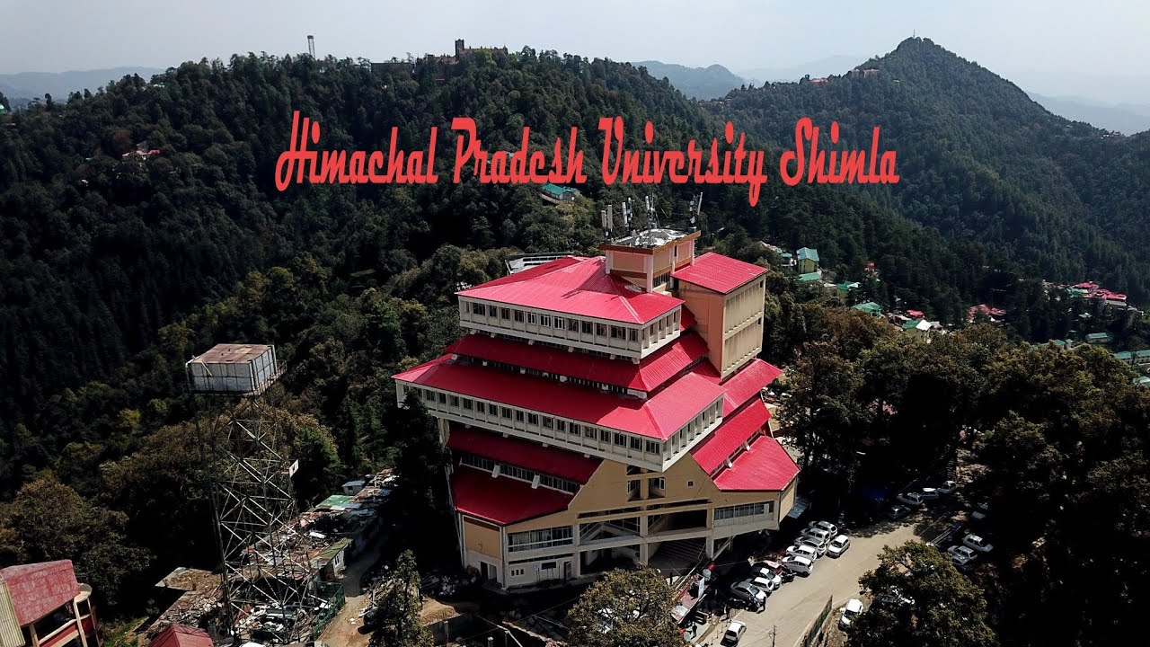 Himachal Pradesh University Shimla Dron View - YouTube