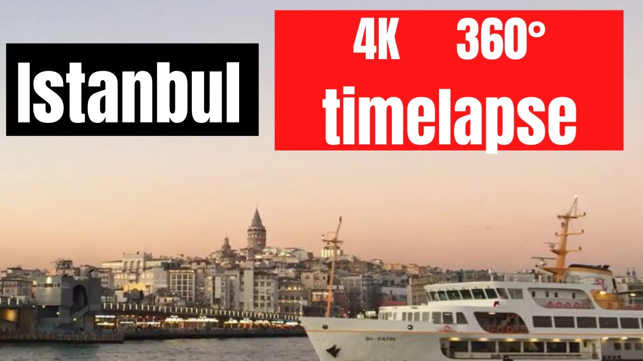 Istanbul presentation in 4K 360° and timelapse - YouTube